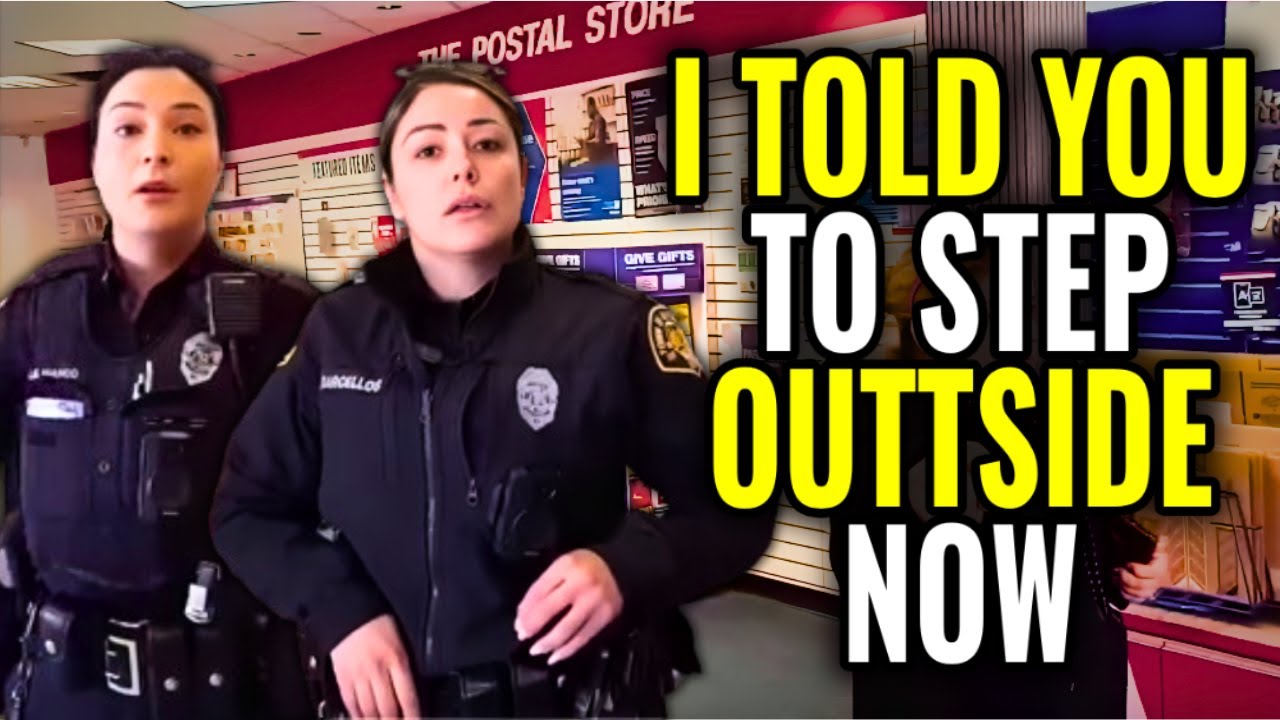 Female Cops Owned On The Law! Karen Goes Crazy - ID Refusal! - First Amendment Audit Fail - YouTube