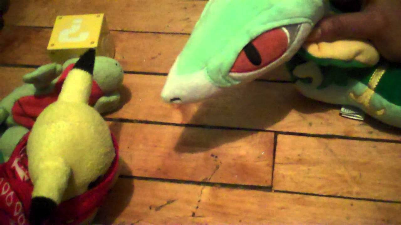 serperior joins the crew- vs.pikachu, riolette, jolteon, and snivy ...