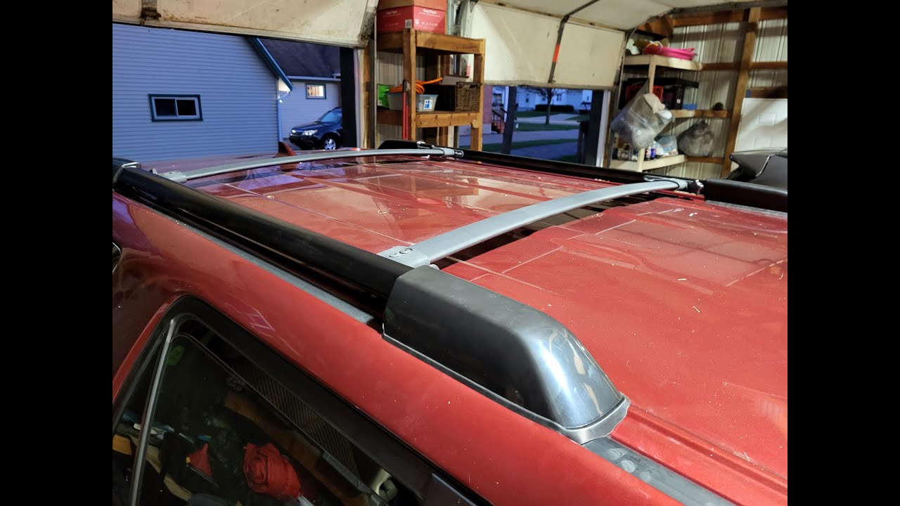 Upgrading Roof Rack Rails from chrome to black - YouTube