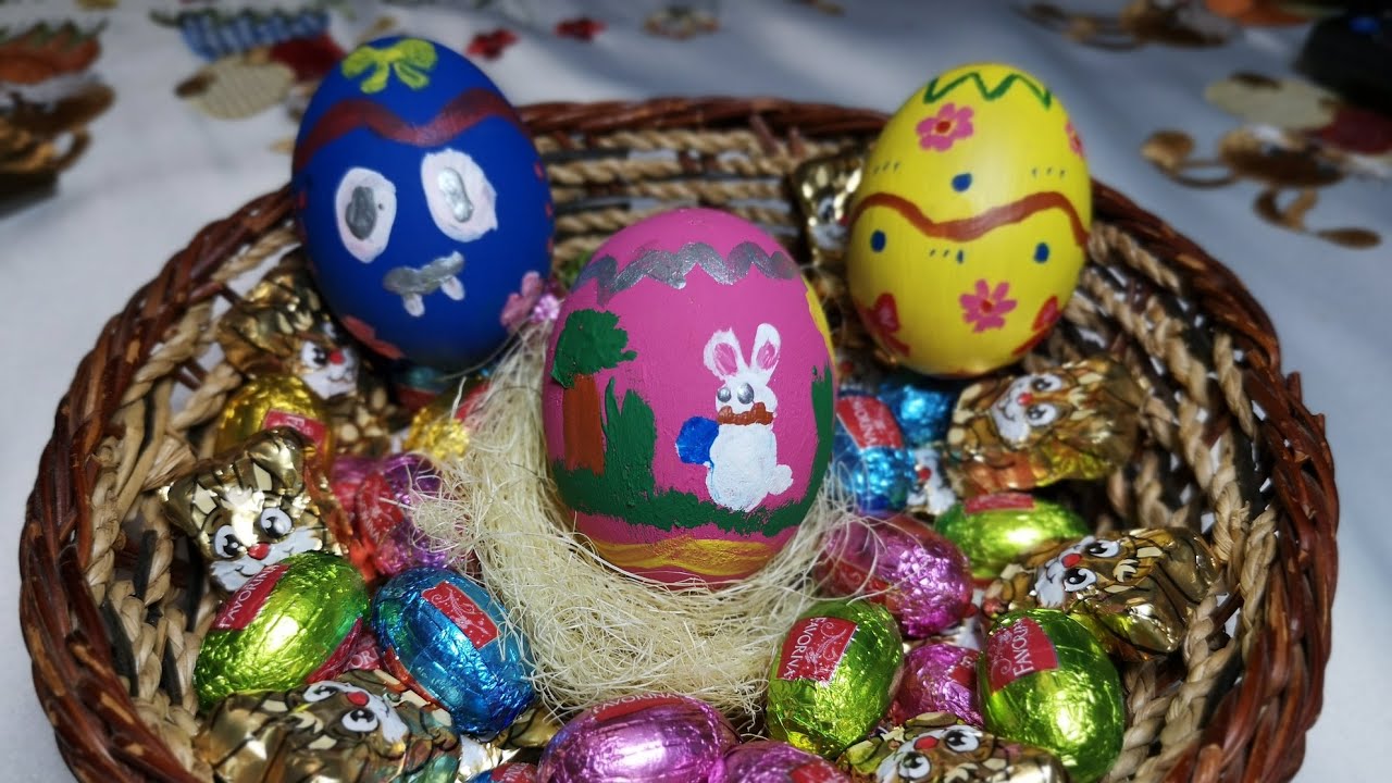 Húsvéti tojás festése, díszítése egyszerűen - YouTube