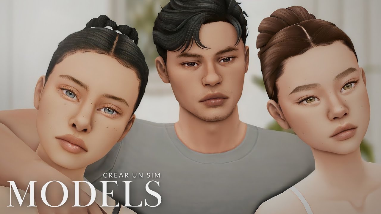 new cc models | los sims 4 crear un sim | sims download + cc - YouTube