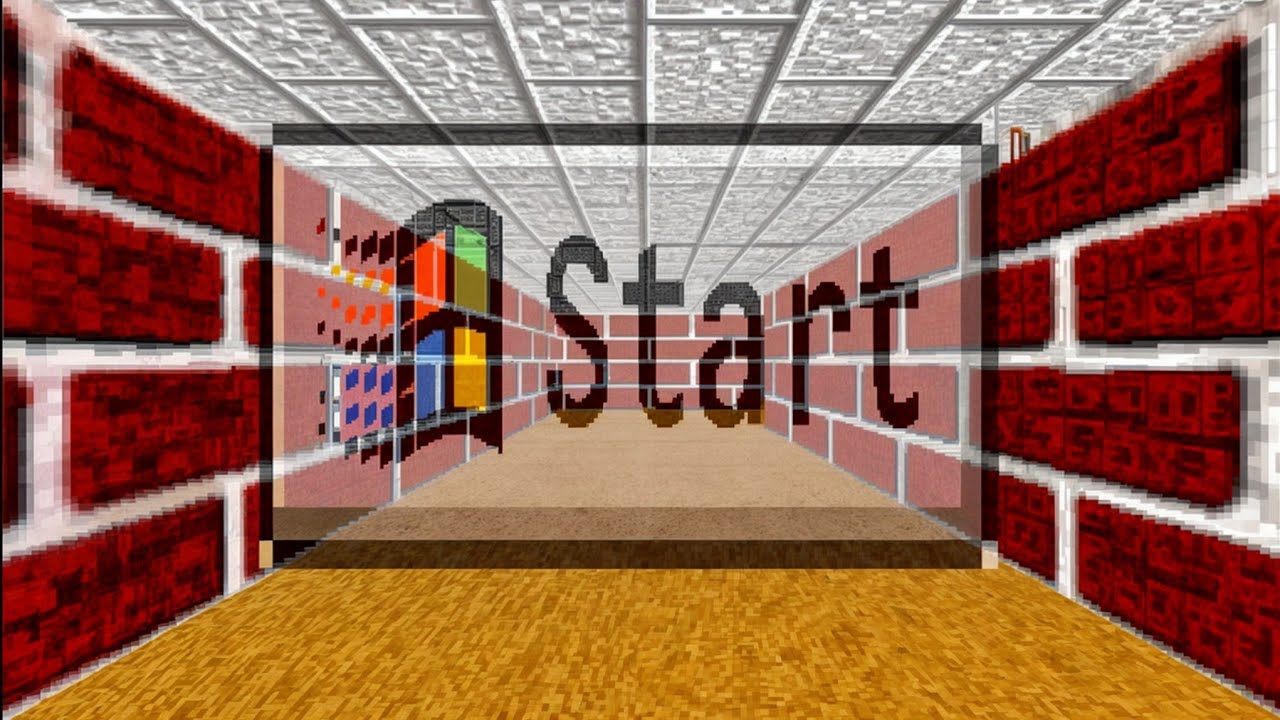 Microsoft Windows 95 Nostalgic Maze - YouTube