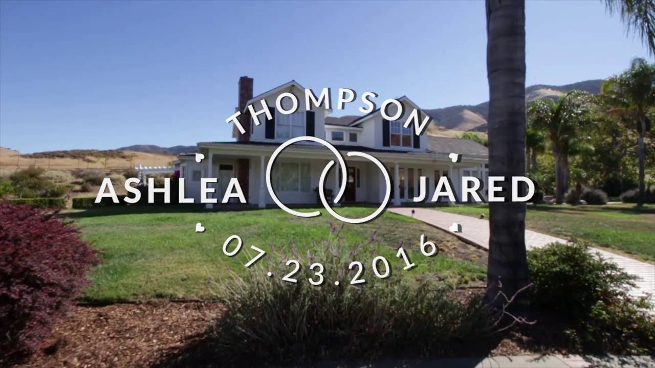 Ashlea + Jared Thompson Wedding Video - YouTube