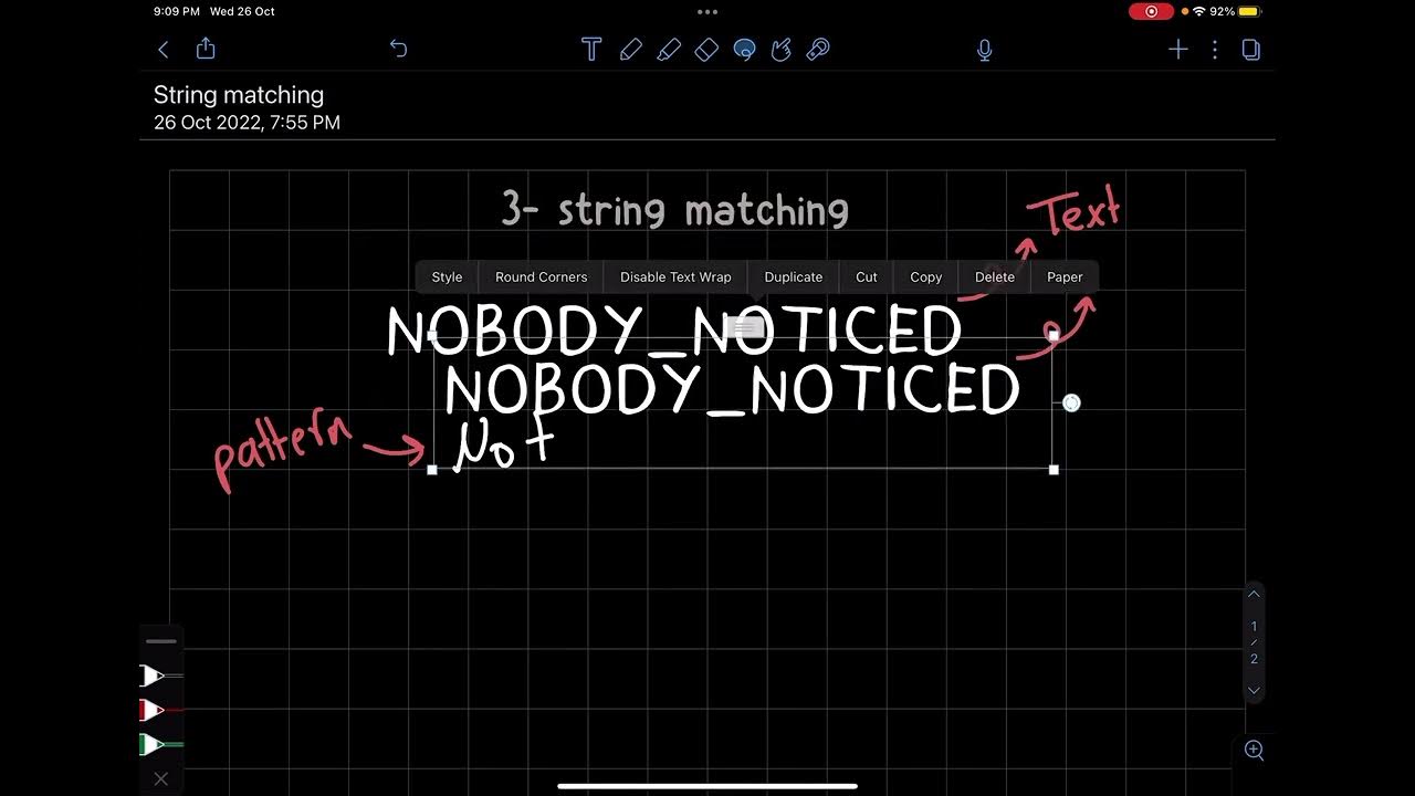 Analysis of algorithms,brute force| part 3 (String Matching) شرح - YouTube