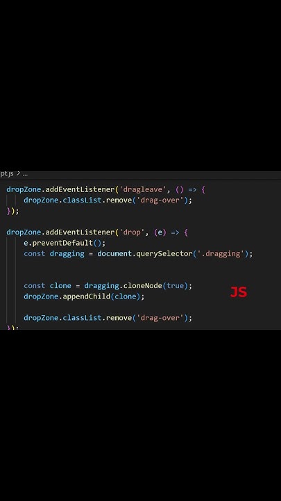 How To Create a Drag-and-Drop Website with HTML, CSS, and JavaScript #coding #javascript - YouTube