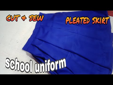 Cut & Sew Pleated Skirt School Uniform [Blessed Trinity Junior High ...