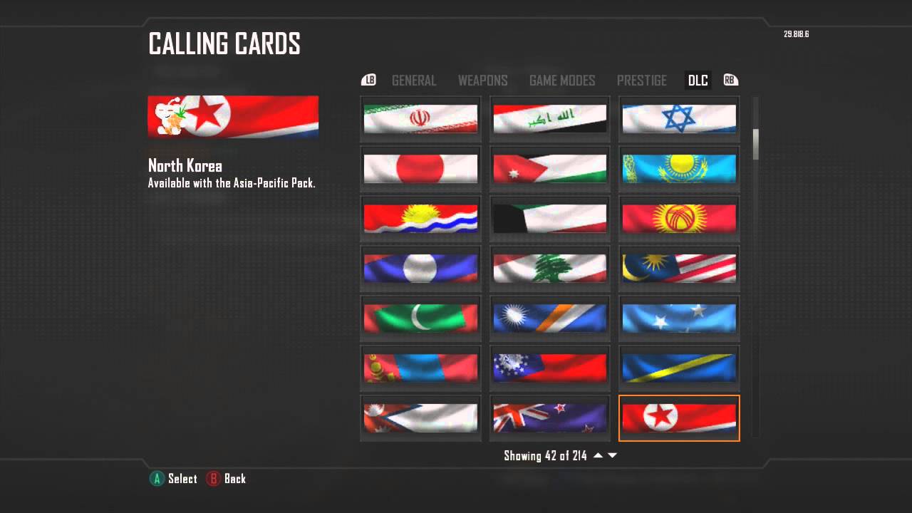 Black Ops 2 // Asia-Pacific Calling Card Pack - YouTube