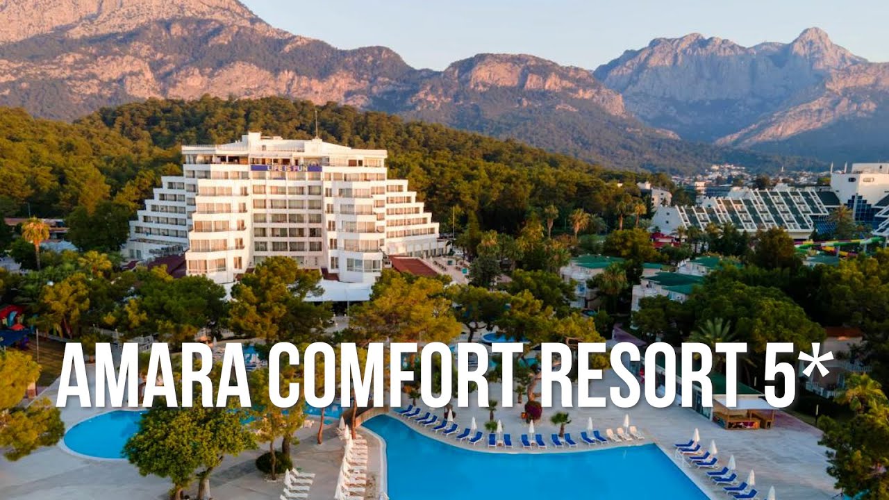 Amara Comfort Resort 5*, Kemer, Antalya - YouTube