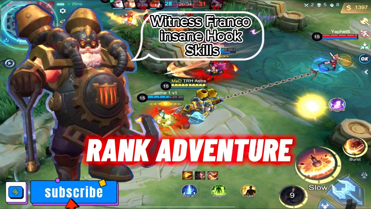Witness Franco's Insane Hook Skills: Mobile Legends Montage - YouTube