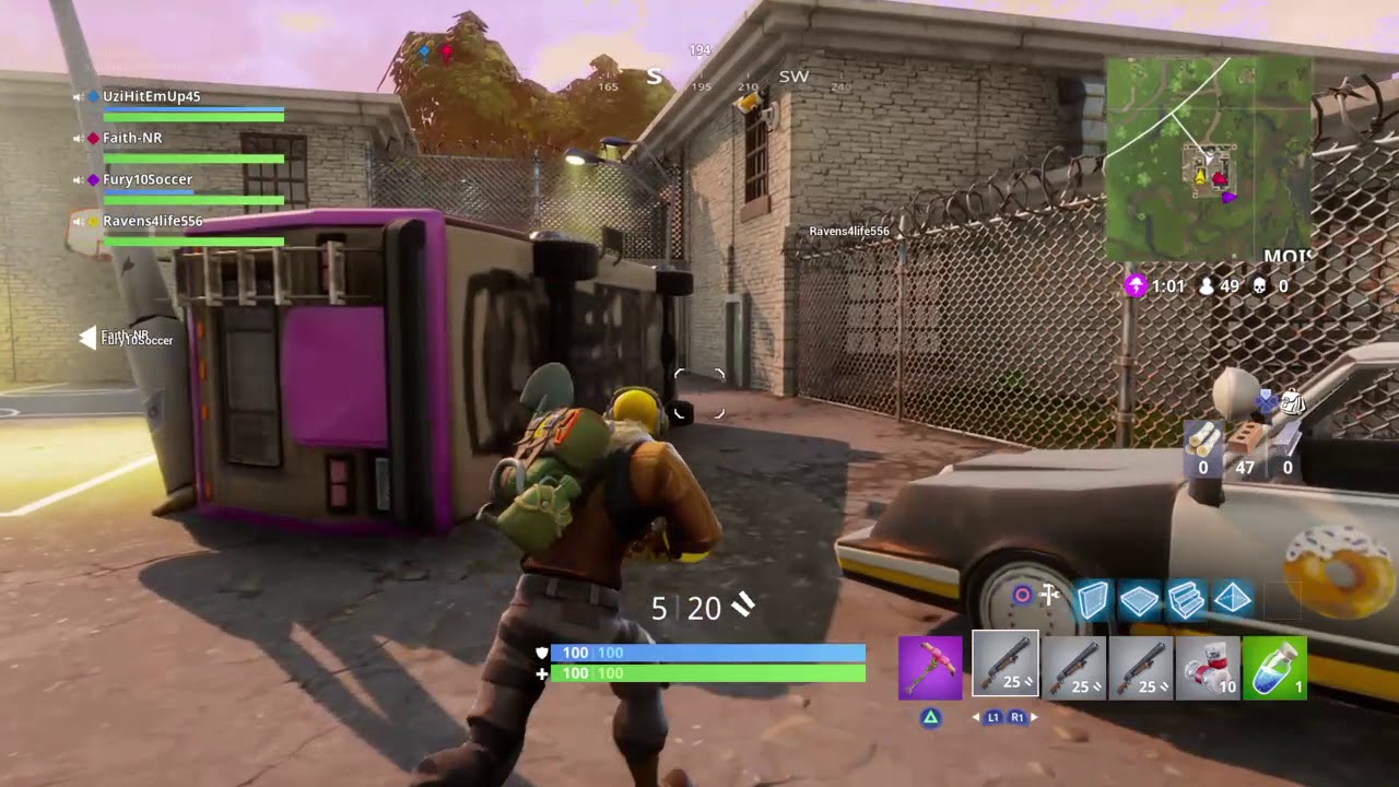 Fortnite battle royal - Biggest fort ever + Win - YouTube