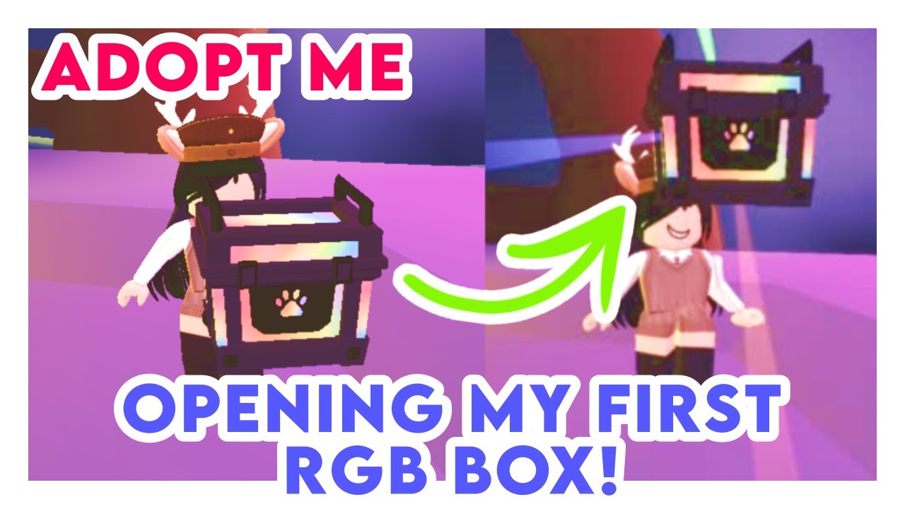 Adopt Me | My First RGB BOX Opening! Adopt Me Task Board Update! - YouTube