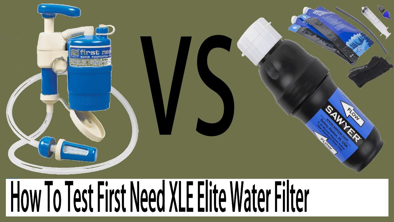 How To Test First Need XLE Elite Water Filter - YouTube
