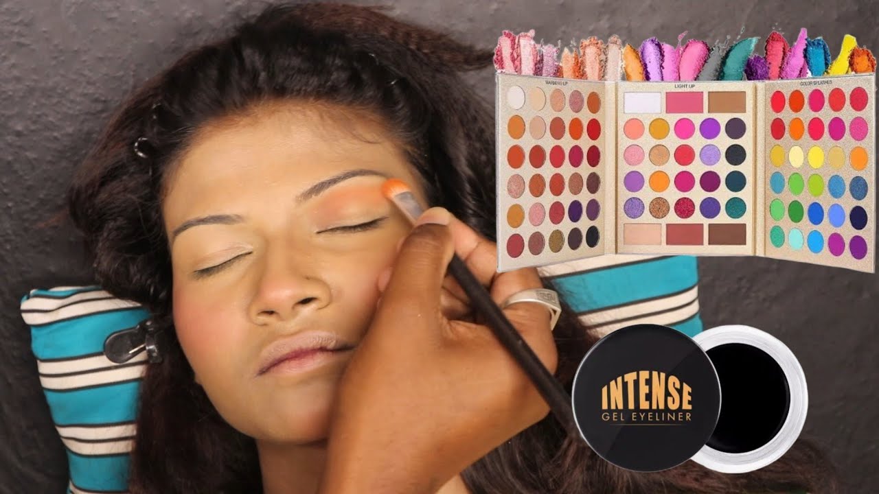Bengali Bridal Eye Makeup | Step By Step Detailed Eyeshadow For ...