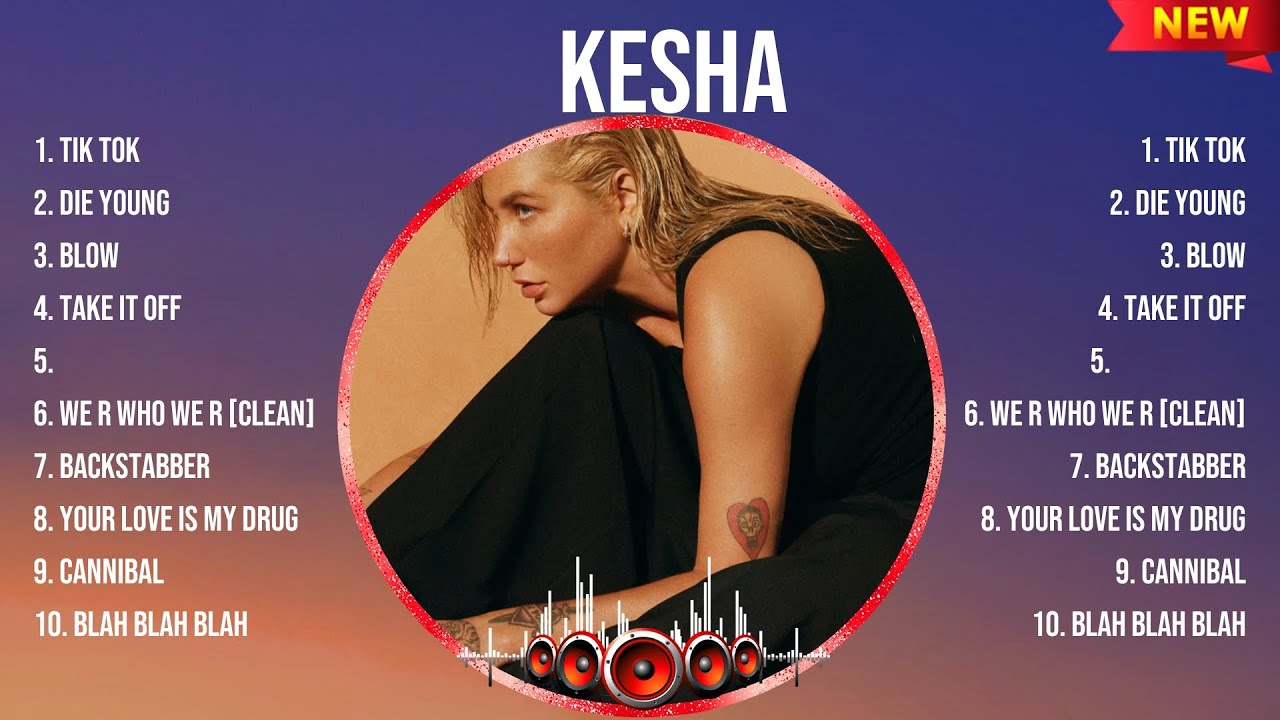 Kesha Top Of The Music Hits 2024- Most Popular Hits Playlist - YouTube