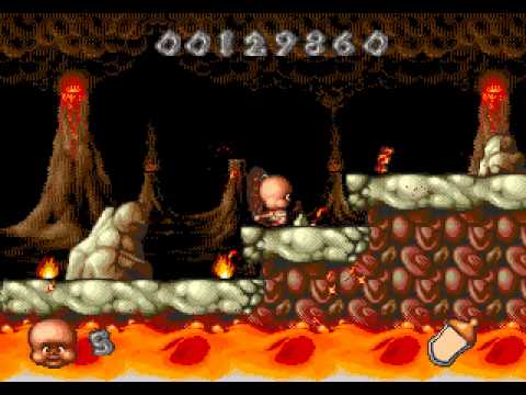 Mega Drive Longplay [232] Chuck Rock II: Son of Chuck - YouTube