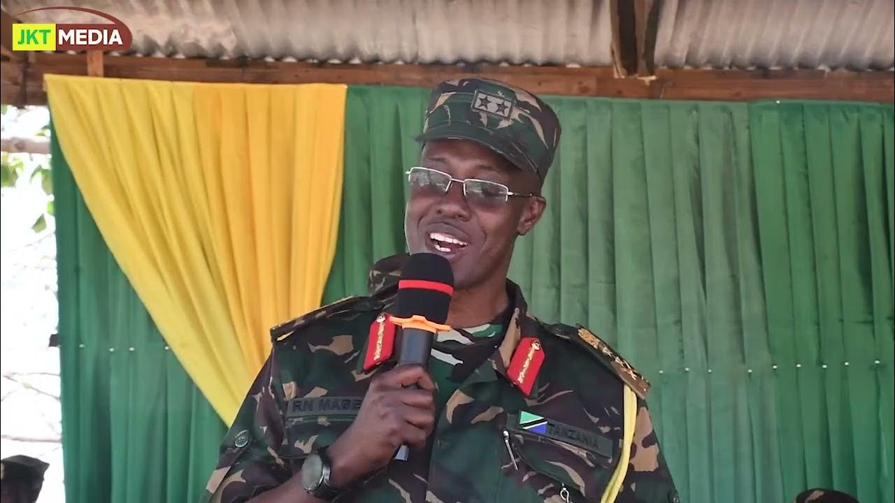 Mkuu wa JKT Meja Jenerali Rajabu Mabele akihitimisha Mafunzo ya Mujibu wa Sheria kwa Mwaka 2024 ...