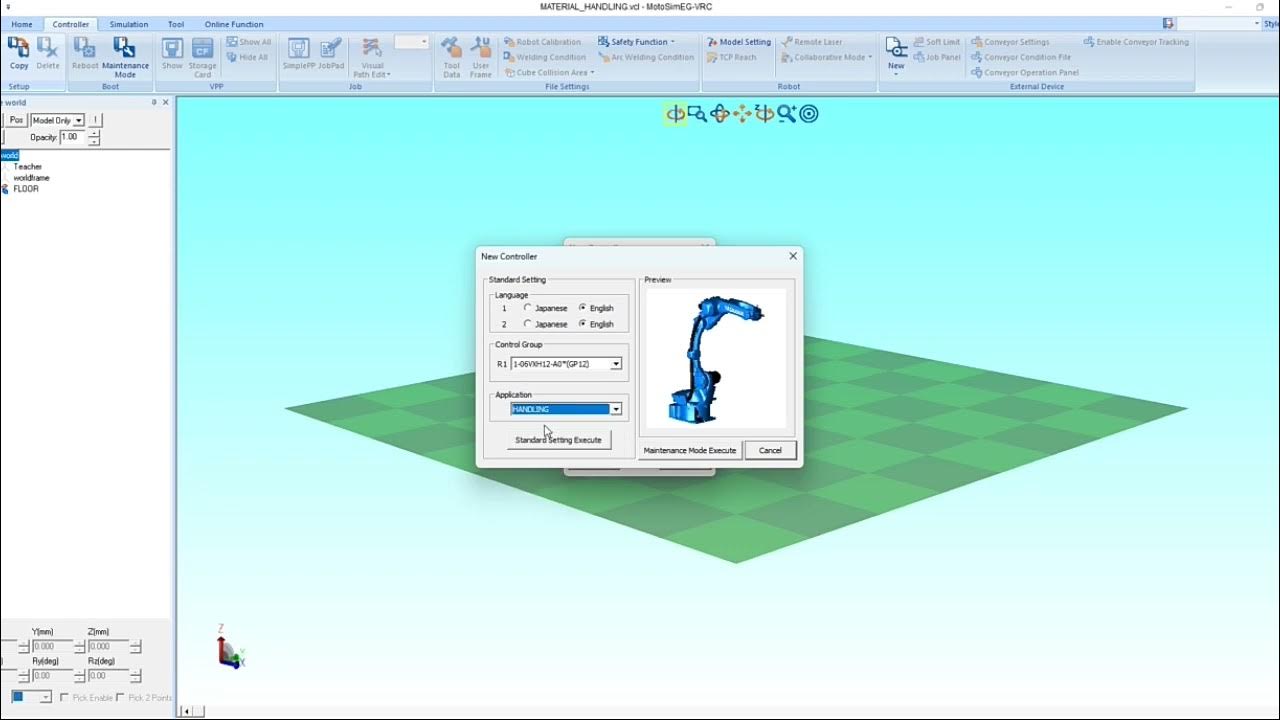 Step-by-Step Guide: Adding a Robot Controller on Motosim EG VRC ...