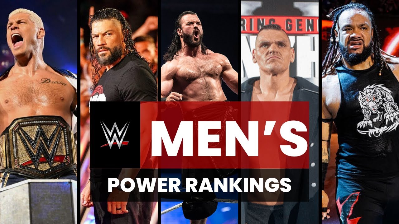 My WWE Men's Power Rankings after SummerSlam (2024) - YouTube