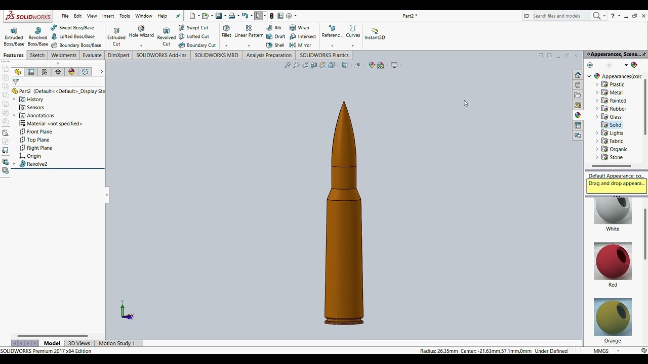 Rifle Bullet Design #bullet #rifle #bulletdesign #designs #designclass ...