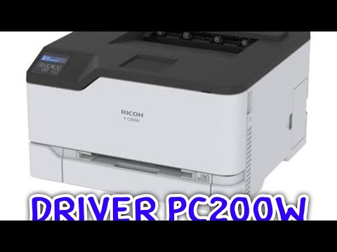 การติดตั้งไดว์เวอร์ RICOH PC200w แบบ USB - YouTube
