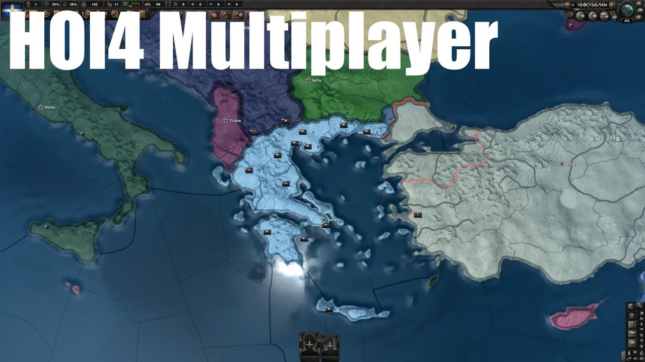 Hoi4 multiplayer with audience - YouTube