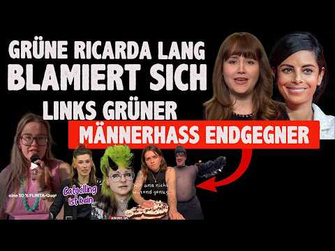 Grüne Ricarda Lang eskaliert und der Männerhass links grüner Feminist*innen!