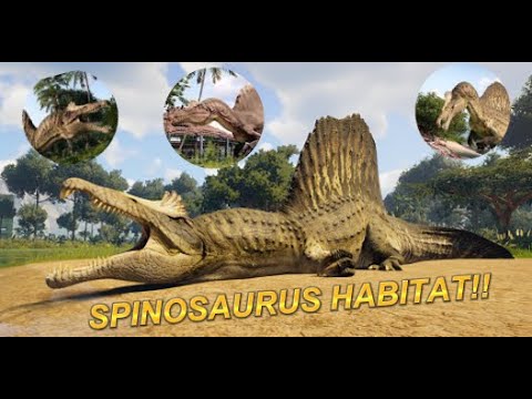 PREHISTORIC KINGDOM SPINOSAURUS HABITAT | Prehistoric kingdom Early ...