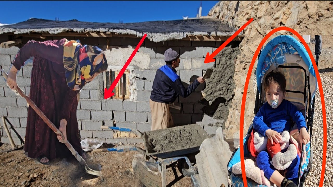 Narges on the path to freedom from tents and cold: Trying to build a ...