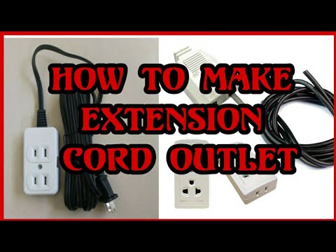 How to make extension cord outlet || Grade -V Module class presentation || Junjun Tech. - YouTube