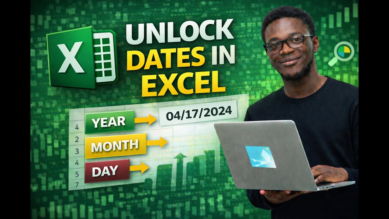 Unlock Dates in Excel: Extract Year, Month & Day Easily! - YouTube