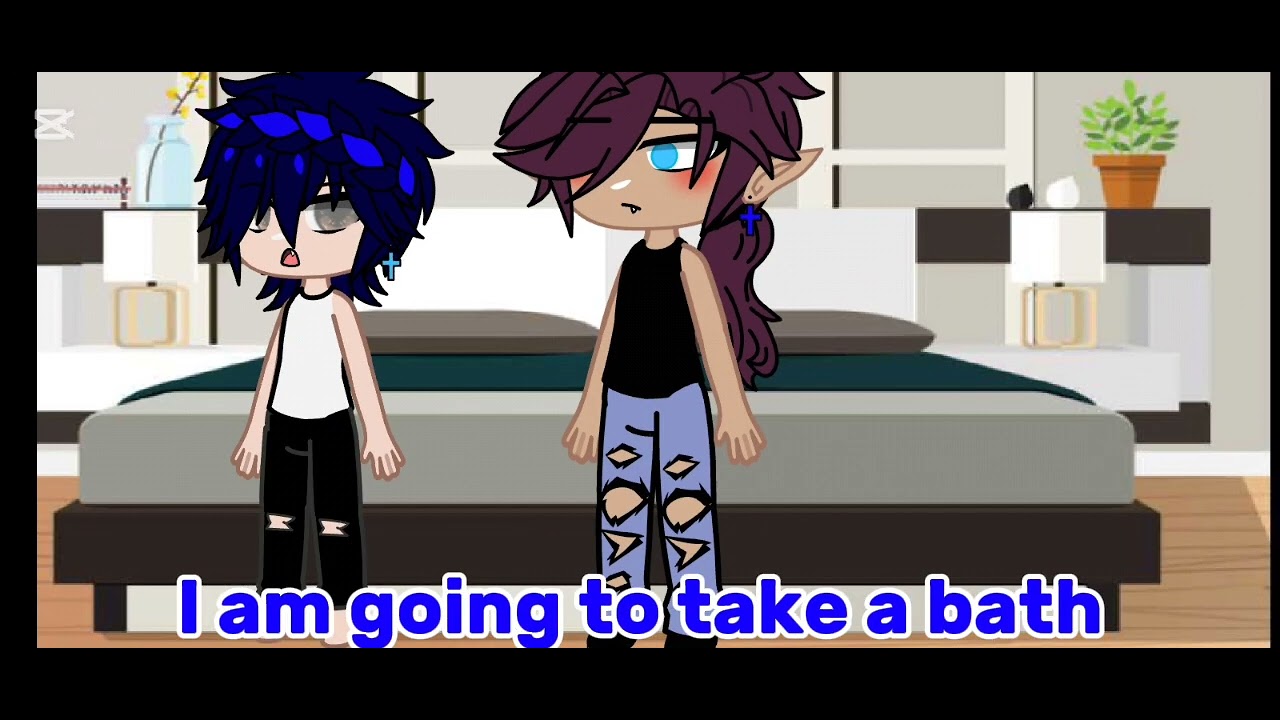 Bath time!/ Ein x Pierce / gacha/ Aphmau crew - YouTube