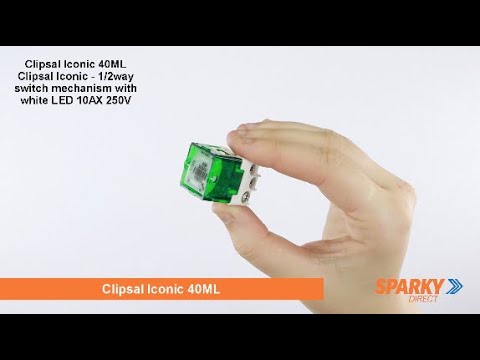 Clipsal Iconic 40ML | Clipsal Iconic - 1/2way switch mechanism with ...