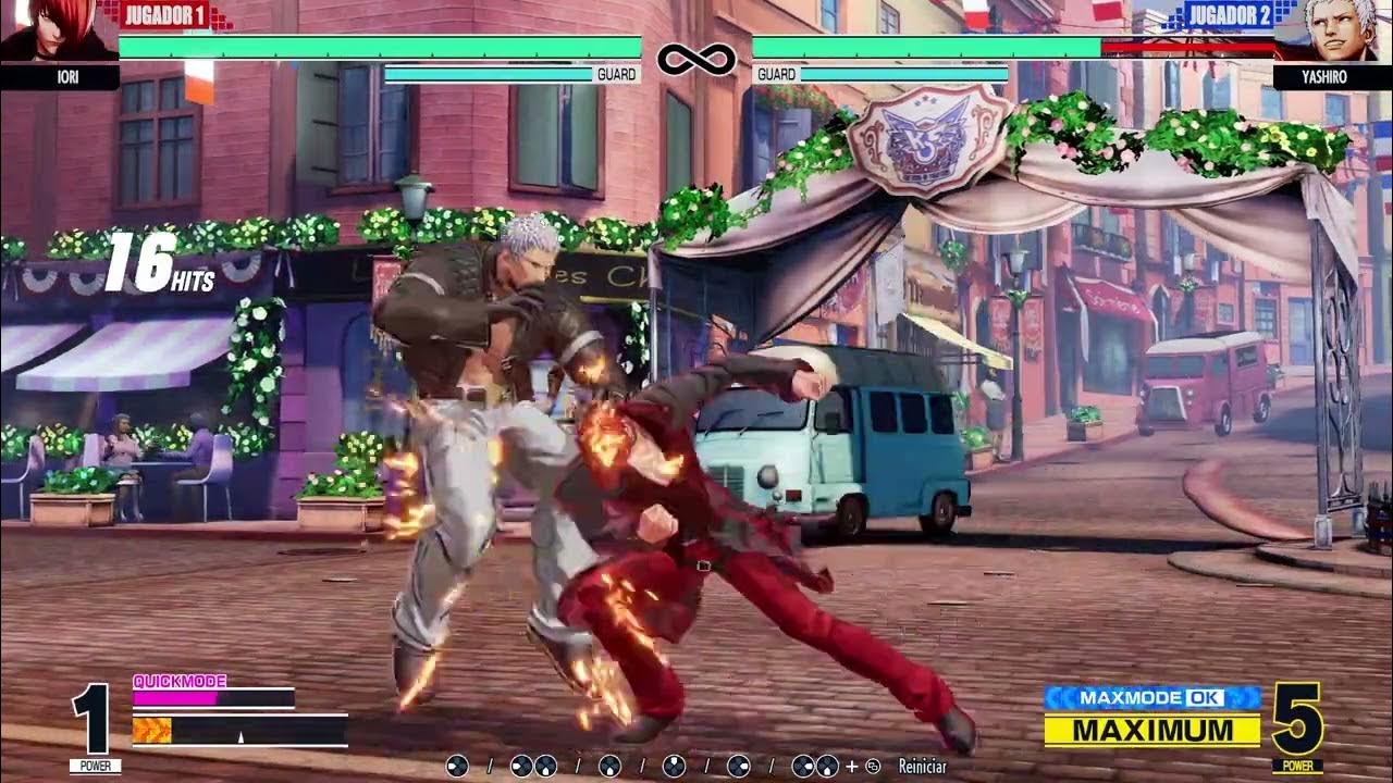 KOF XV Iori Yagami STUN Combo Back to Corner Ground Variant - YouTube