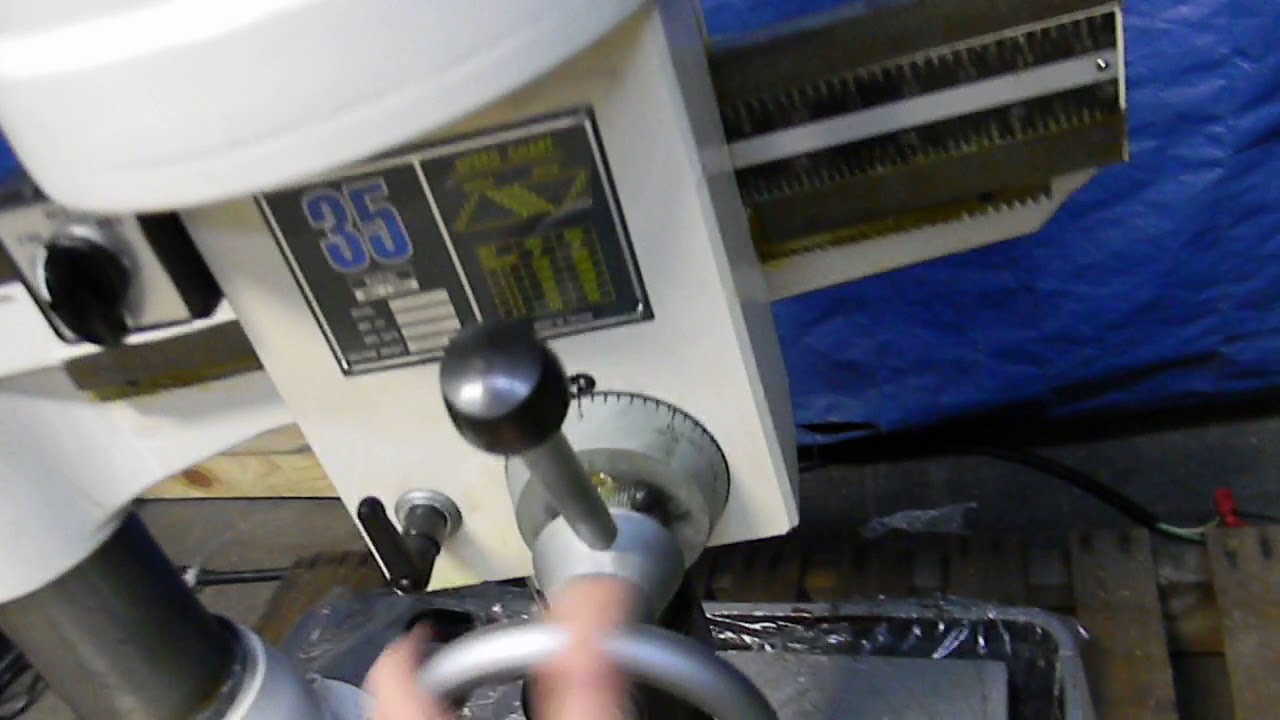 Vectrax Radial Mill / Drill 38-1/2" Swing DB3643 - YouTube