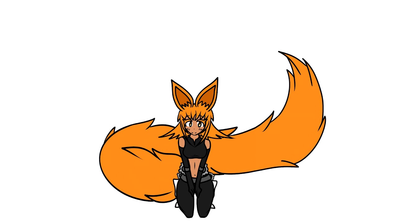 Fluffy Tail Swish Swish Animation Practice - YouTube