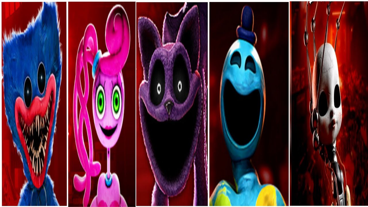 Trailer Comparison: Poppy Playtime Chapter 5 vs Chapter 4 Vs Chapter 3 Vs Chapter 2 Vs Chapter 1 ...