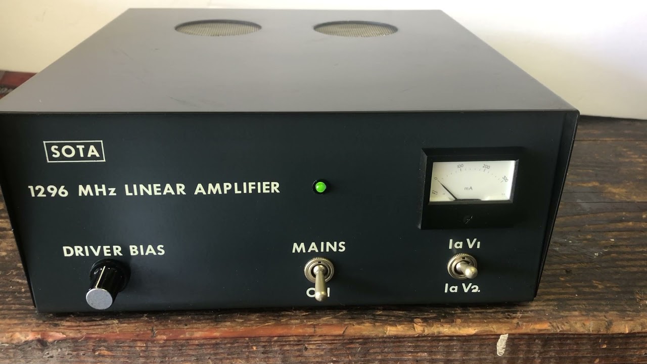SOTA 1296 LINEAR AMPLIFIER - YouTube