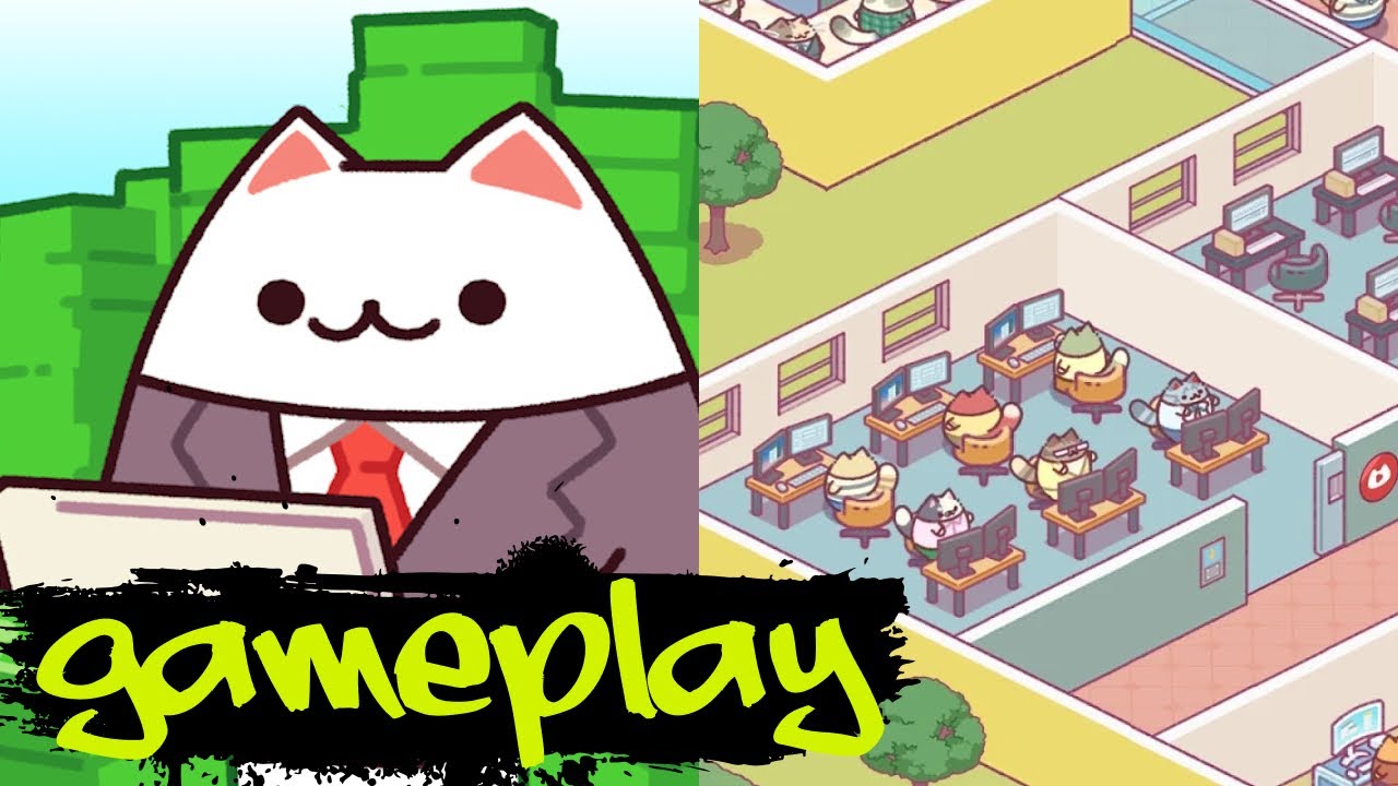 🐱 Office Cat: Idle Tycoon Game (No Commentary Android Game Gameplay ...