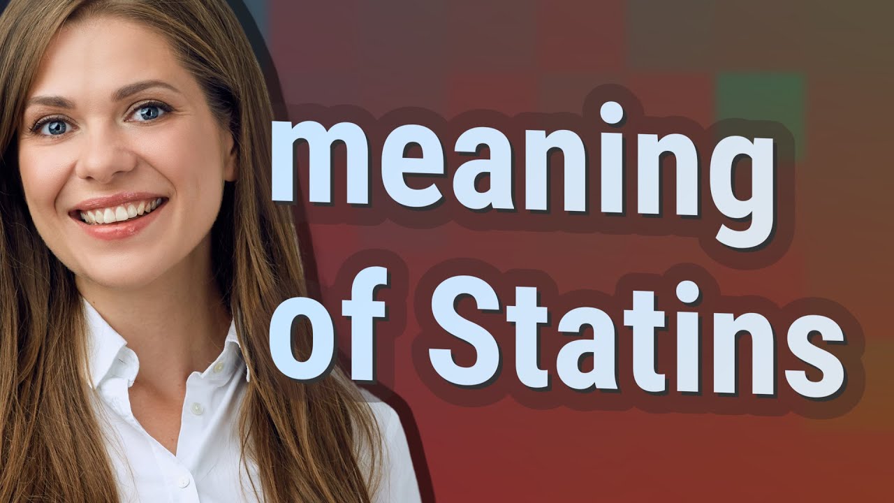 Statins | meaning of Statins - YouTube
