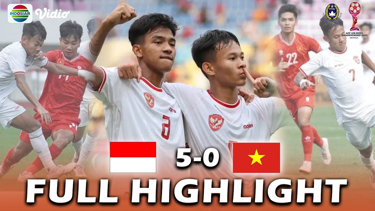 🔴 FULL HIGHLIGHT! INDONESIA U-16 VS VIETNAM U-16 | PEREBUTAN JUARA 3 ...