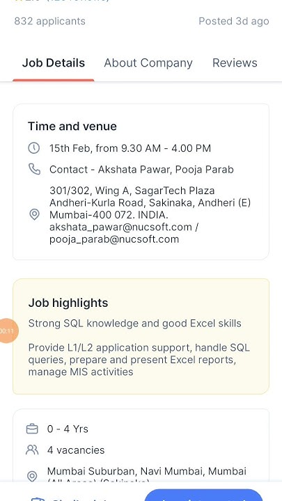 Application support engineer vacancy for freshers || job vacancy for ...