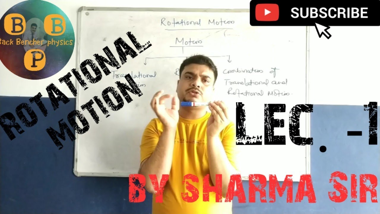 Rotational Motion |Lec.-1|IIT-JEE | NEET |Physics by Sharma sir - YouTube