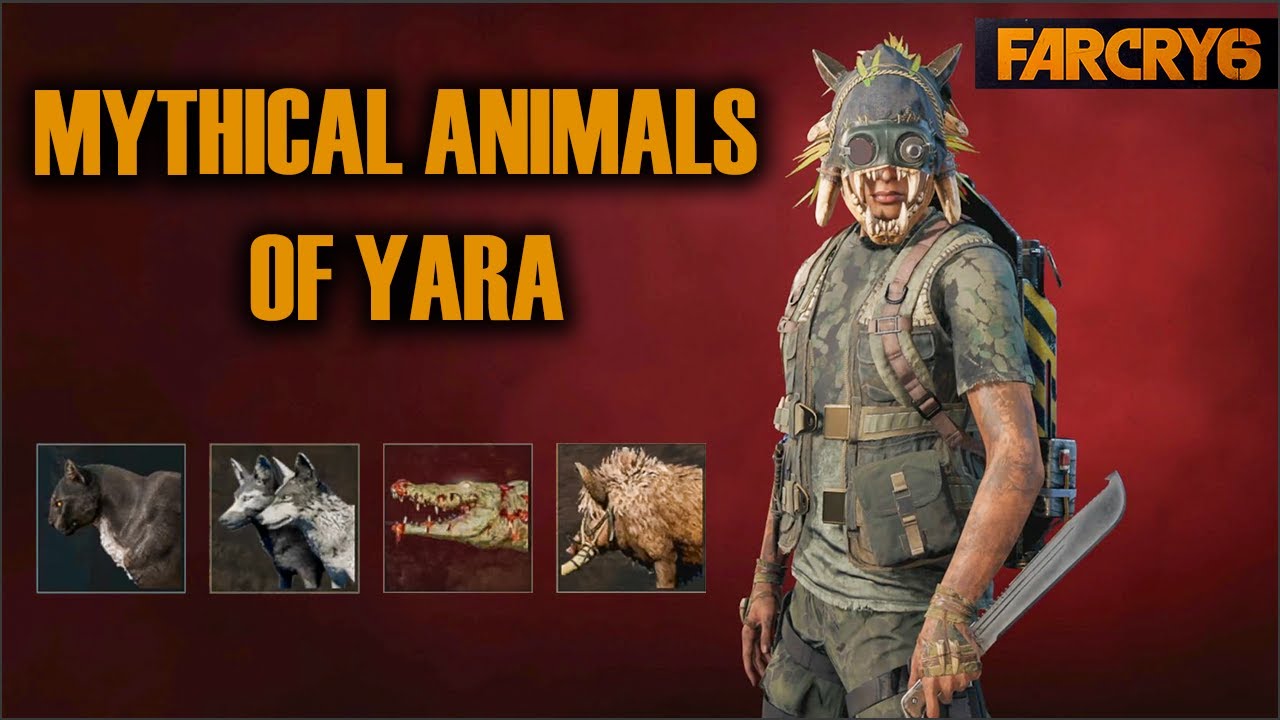 How to find the Mythical Animals of Yara in Far Cry 6 + Primal Gears- a ...