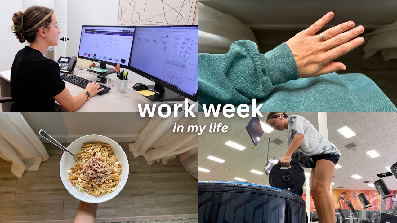 9-5 WORK WEEK | staying active, cleared to start treatment, new wedding ...