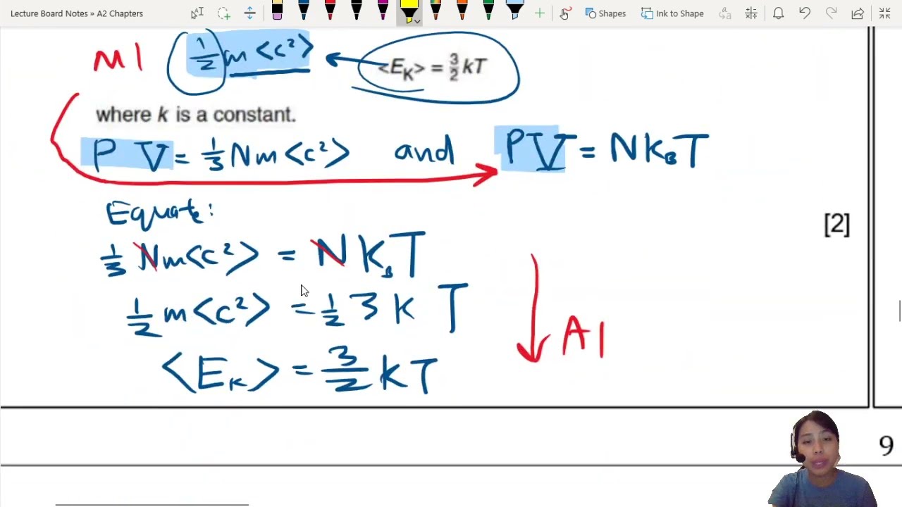 15.2d Ex1 ON11 P41 Q2 Kinetic Theory | A2 Ideal Gas & Thermodynamics ...
