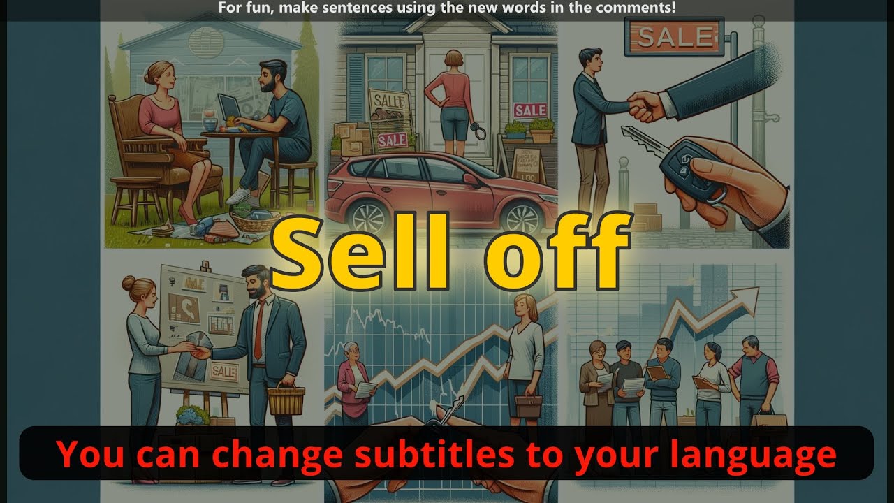 Sell off meaning with 5 examples - YouTube