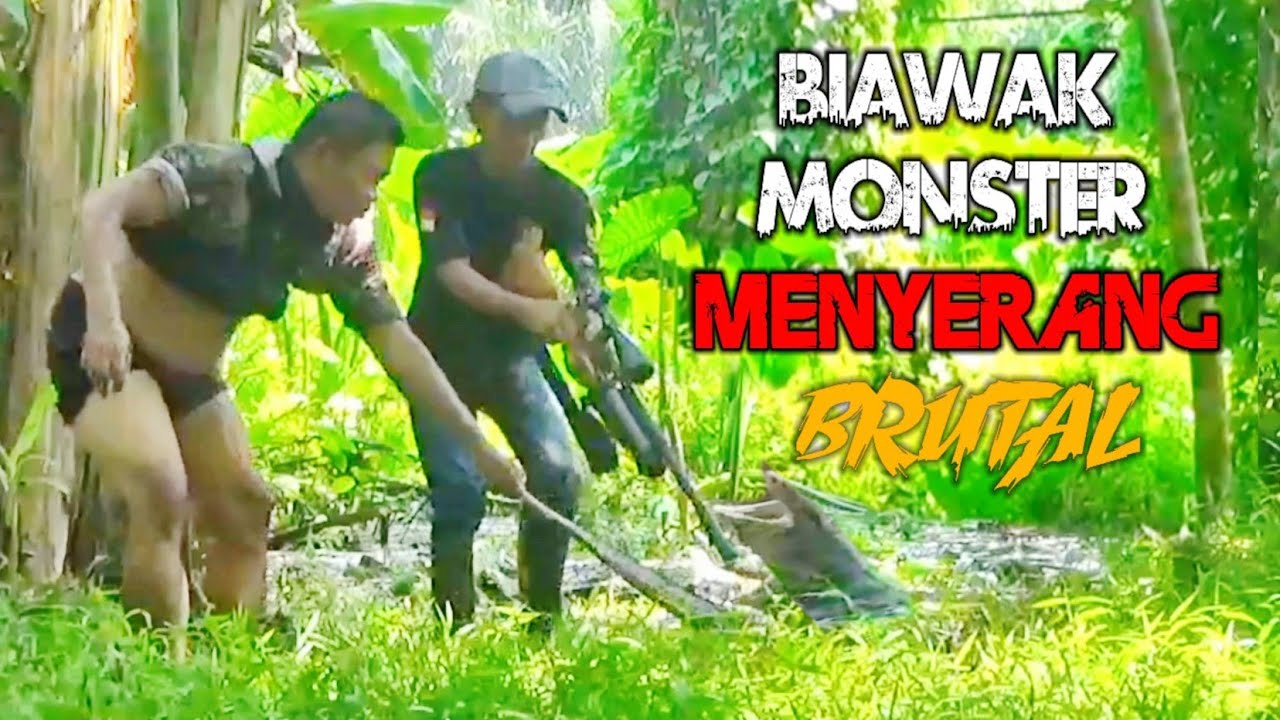 BIAWAK MONSTER MENYERANG MANUSIA DENGAN BRUTAL - YouTube