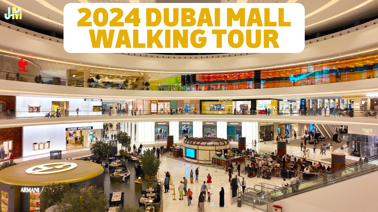 🇦🇪 Dubai Mall Amazing Walking Tour | Second Largest Mall in the World ...
