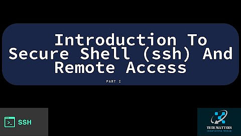 Secure Shell Fundamentals - Learn SSH By Configuring It - YouTube