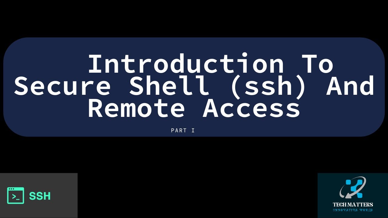 Introduction Secure Shell Ssh Remote Access Ssh Excel Youtube 1256